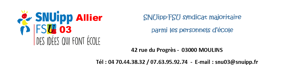 SNUipp-FSU 03 | Accueil du site